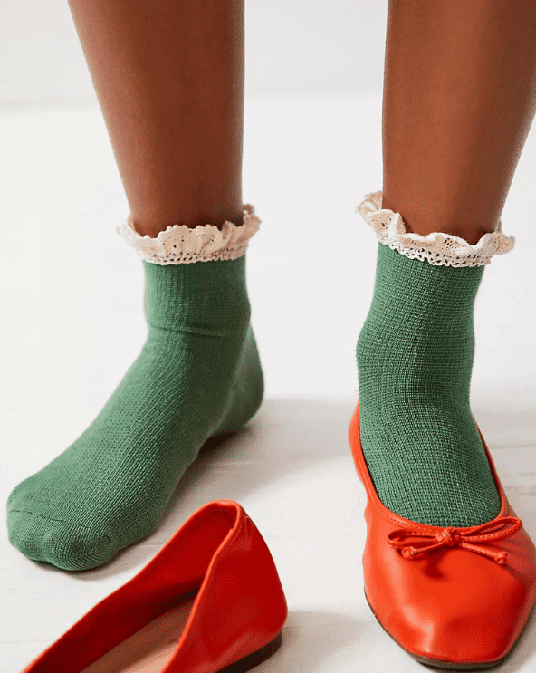 Free People Waffle Knit Ruffle Sock - The Buy Guide