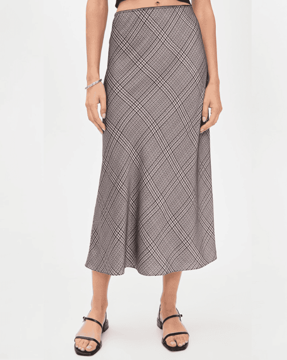 Pressed Plaid Shaped Hem Skirt - The Buy Guide